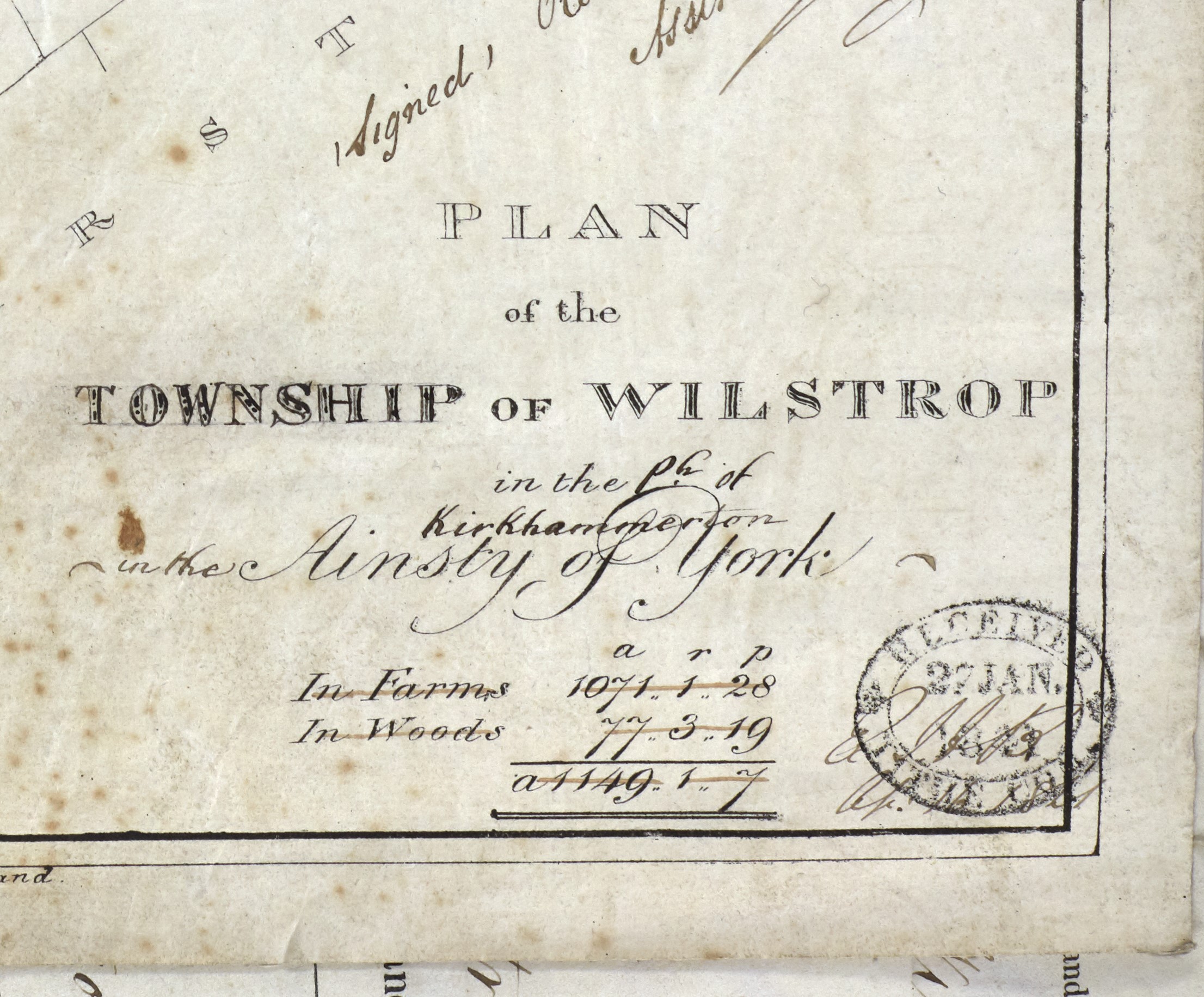 Wilstrop - Tithe Maps Project