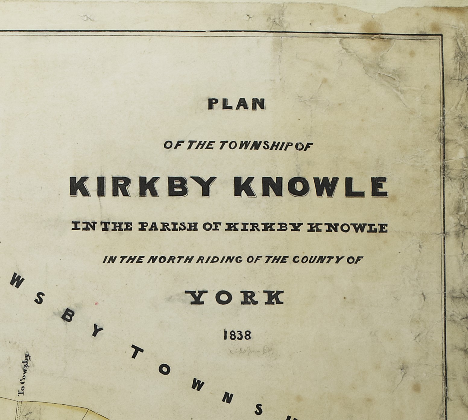 Tithe maps in Hambleton & Vale of Mowbray - Tithe Maps Project