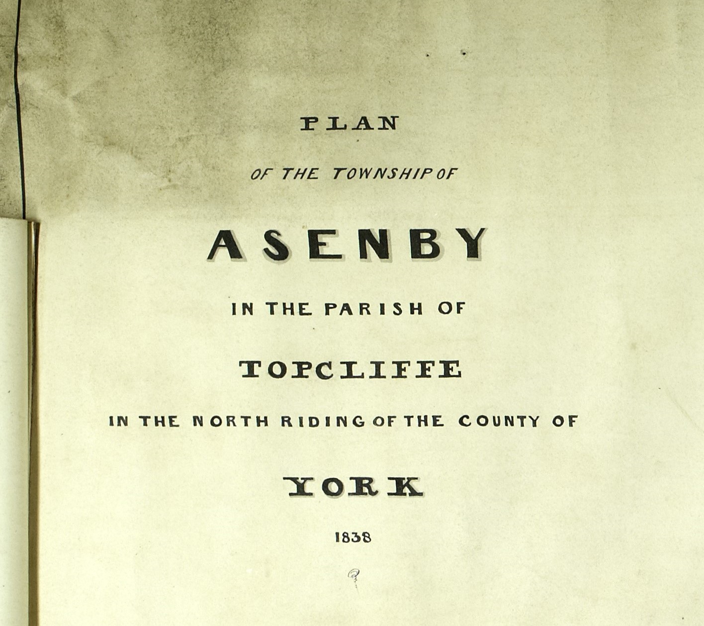 Tithe maps in Hambleton & Vale of Mowbray - Tithe Maps Project