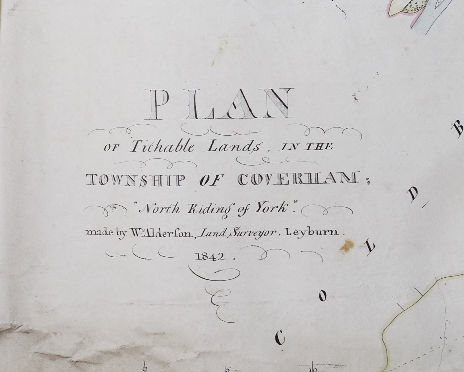 Coverham - Tithe Maps Project