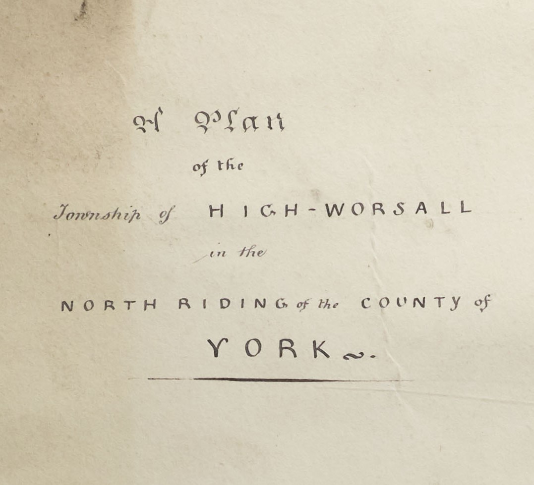 High Worsall - Tithe Maps Project