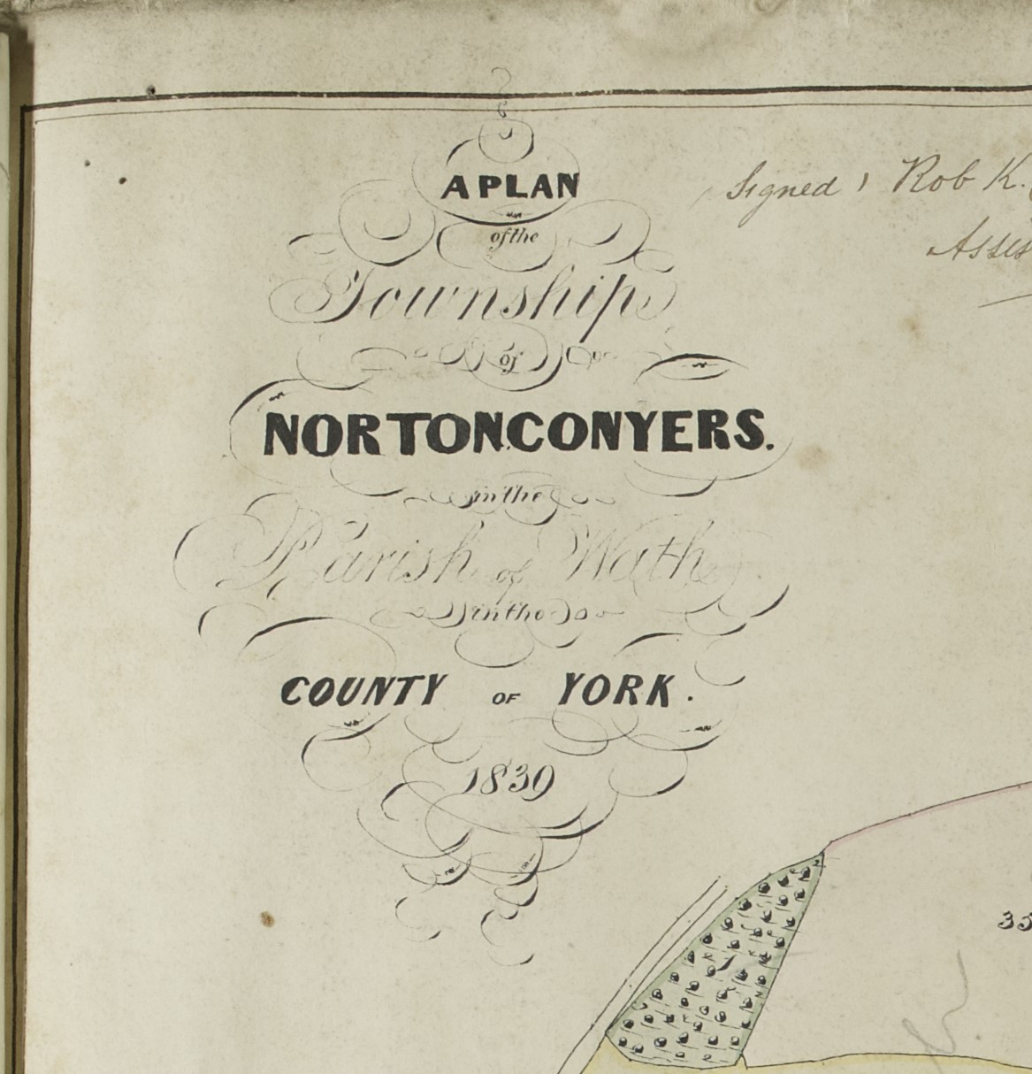 Norton Conyers - Tithe Maps Project