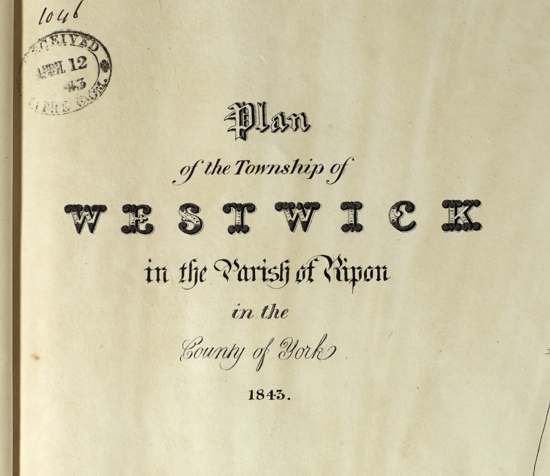 Westwick - Tithe Maps Project