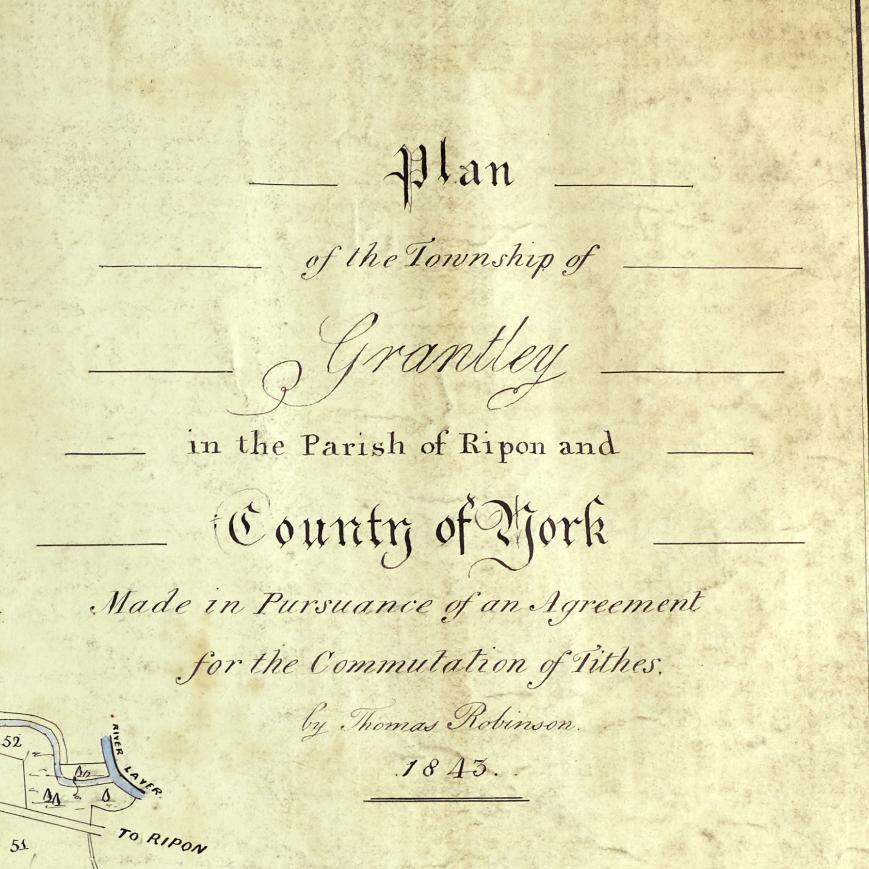 Tithe maps in Ripon and Easingwold - Tithe Maps Project