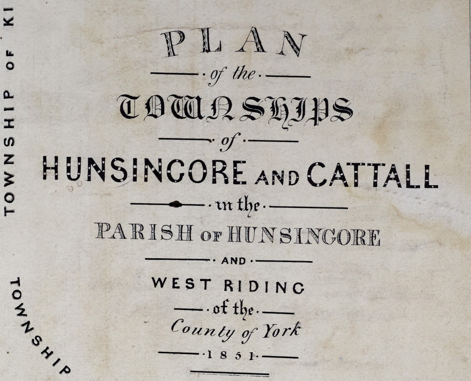 Hunsingore and Cattall - Tithe Maps Project