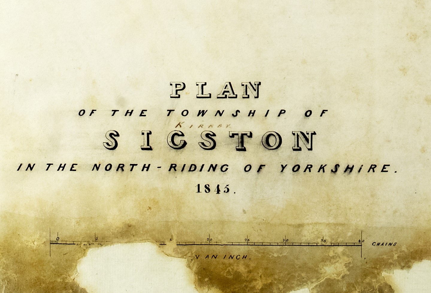 Kirby Sigston - Tithe Maps Project