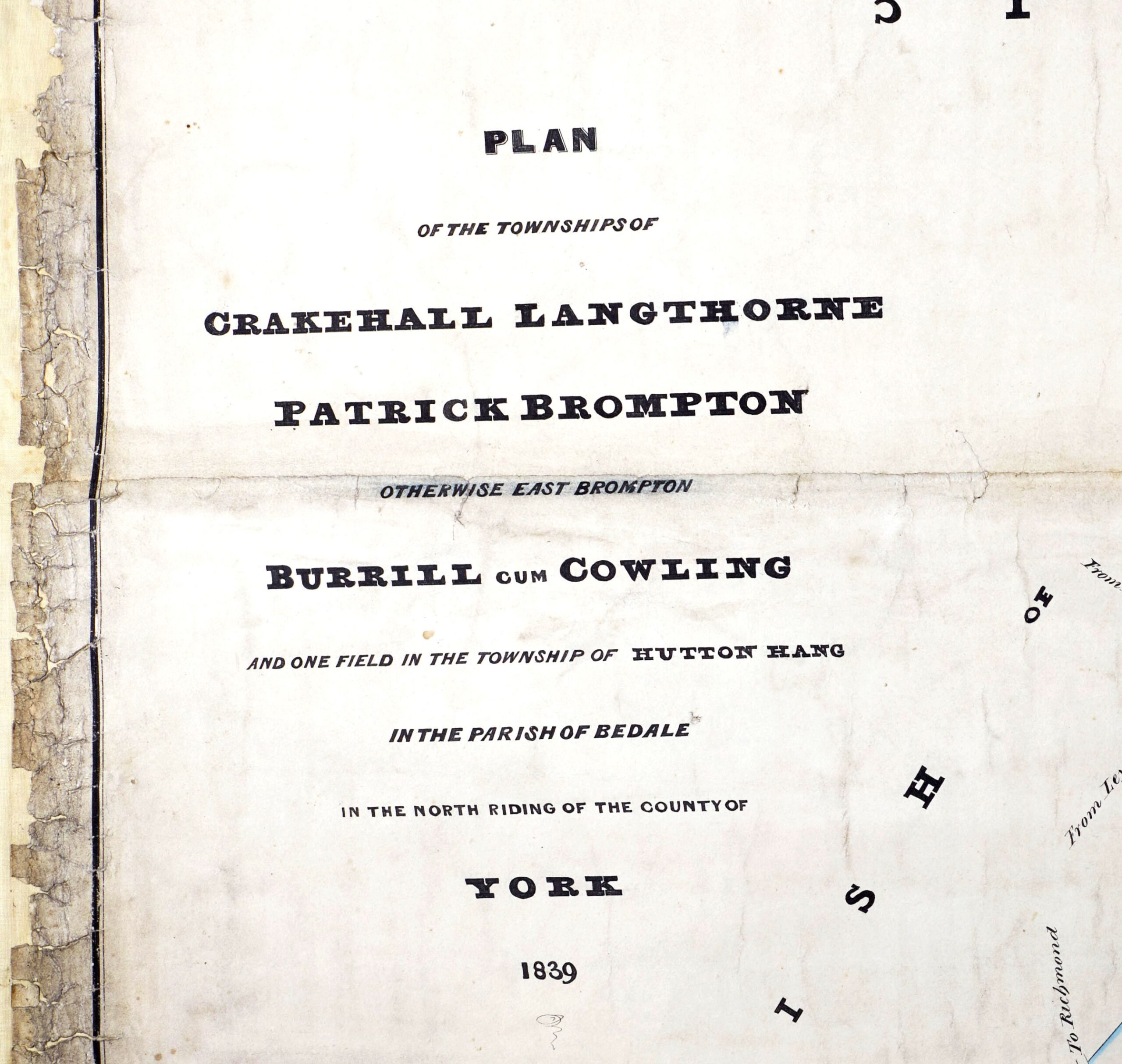 Crakehall - Tithe Maps Project
